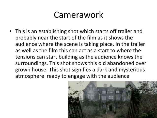 The woman in black - analysis | PPTX | Horror | Genres