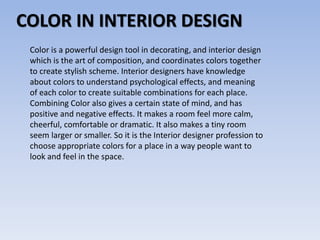 Facts Education Skills for Interior Designer | PPTX