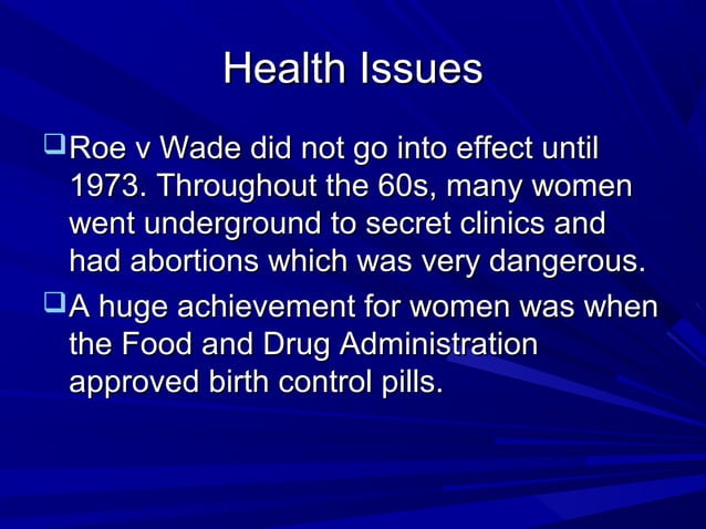 The womens movement_of_the_1960-1973 | PPT