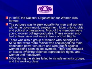 The womens movement_of_the_1960-1973 | PPT