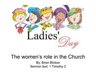 The Women's Role in the church | PPT