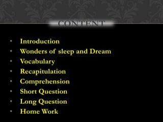 6_The wonder called sleep | PPT