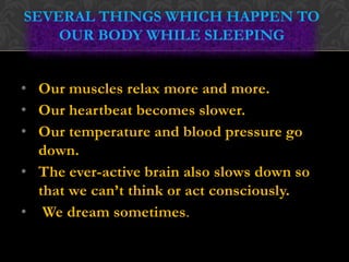 6_The wonder called sleep | PPTX
