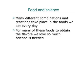 The Wonderful World Of Food Science | PPT