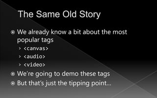 DevChatt: The Wonderful World Of Html5 | PPTX