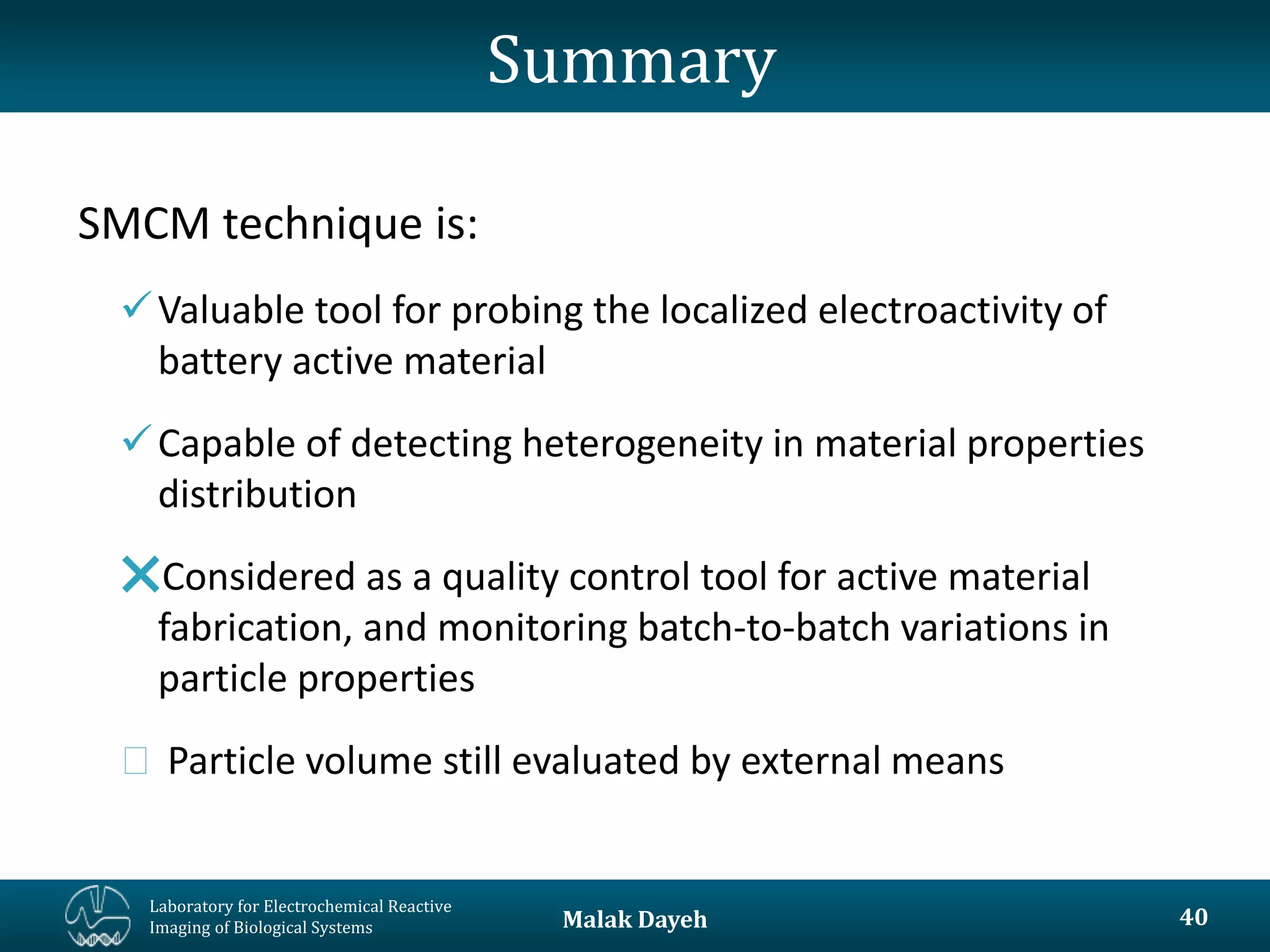 The Wonderful World of Scanning Electrochemical Microscopy (SECM) | PPTX