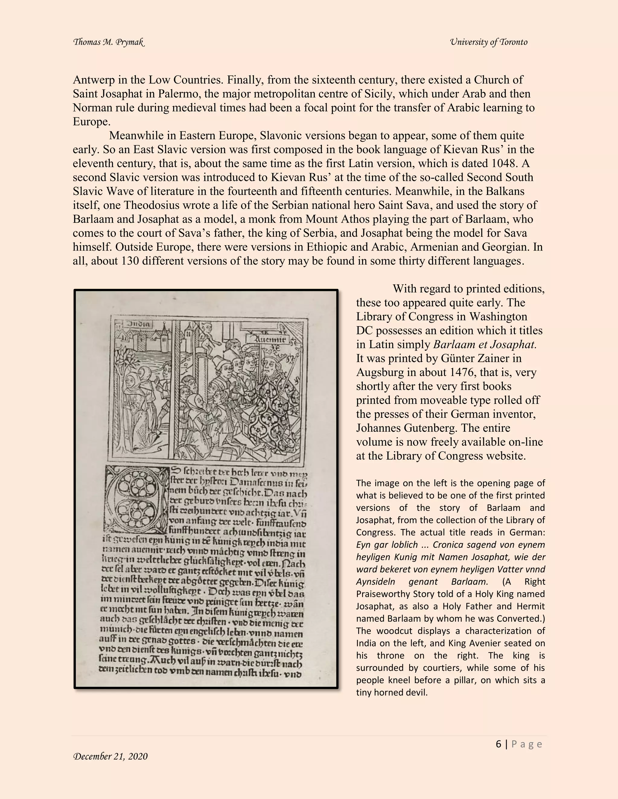 The Wonderous Tale of Barlaam and Josaphat | PDF