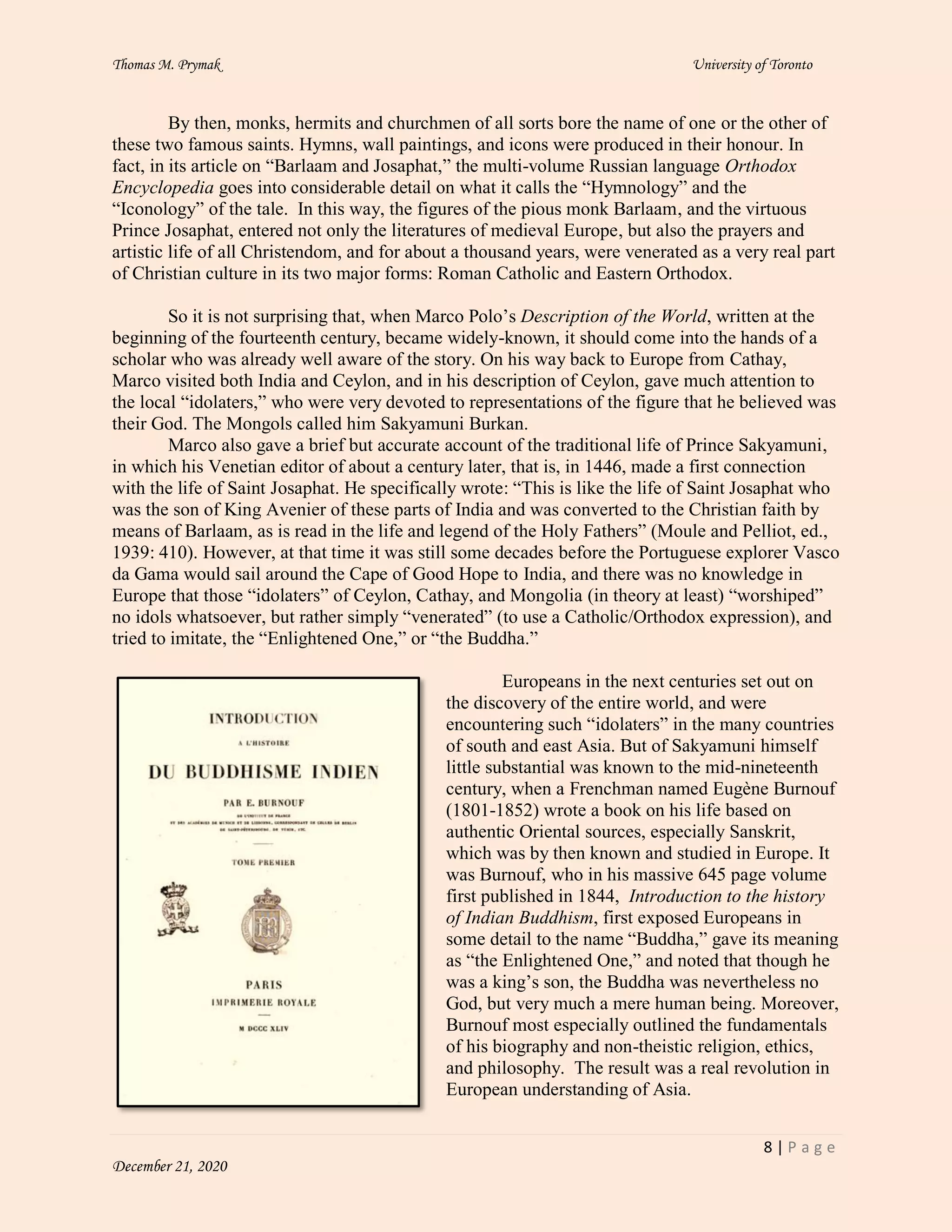 The Wonderous Tale of Barlaam and Josaphat | PDF