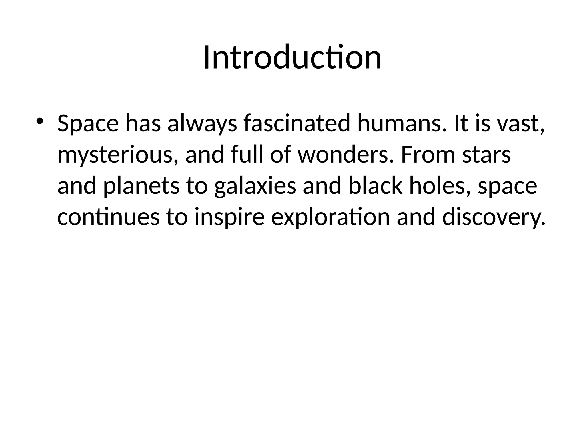 The Wonders of Space black holes solar system | PPTX