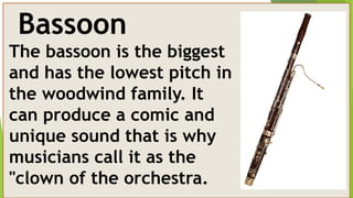 The Woodwind Instruments MAPEH Grade 6 .pptx