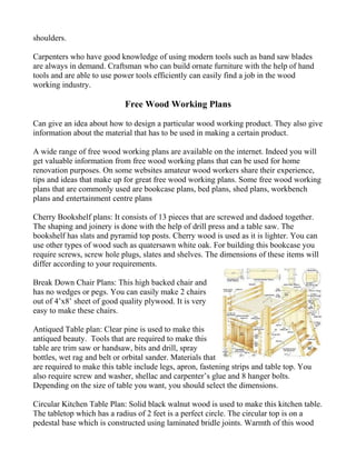 The woodworking industry | PDF | Woodworking | Arts and Crafts