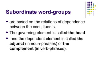 The word group theory | PPT