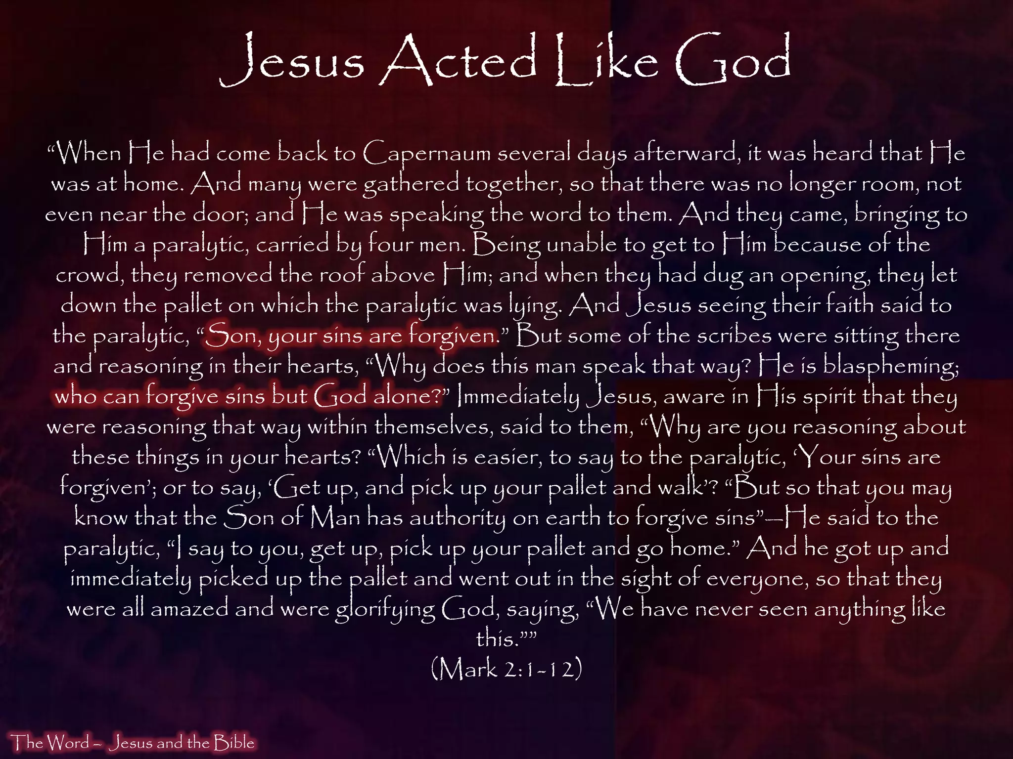 The Word - Jesus Christ And The Bible | PDF