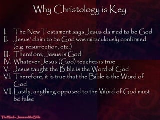 The Word - Jesus Christ And The Bible | PPT