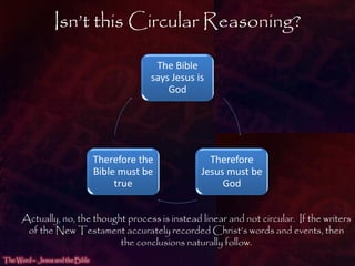 The Word - Jesus Christ And The Bible | PDF