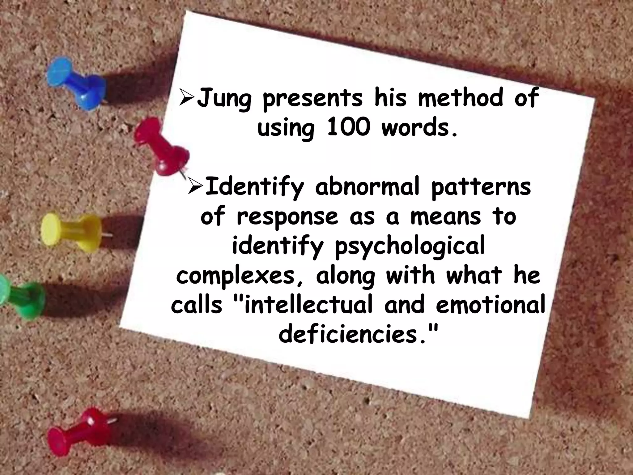 The word association test | PPTX