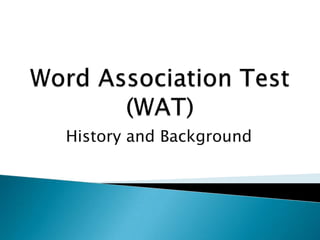 Word Association Test