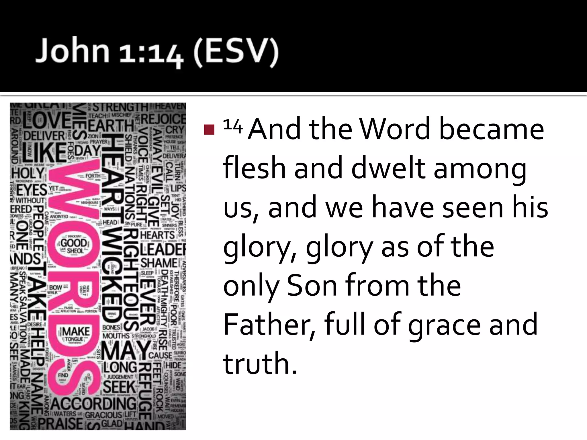 The word became flesh | PPTX