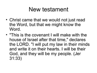 The word of god | PPT | Christianity | Religion & Spirituality