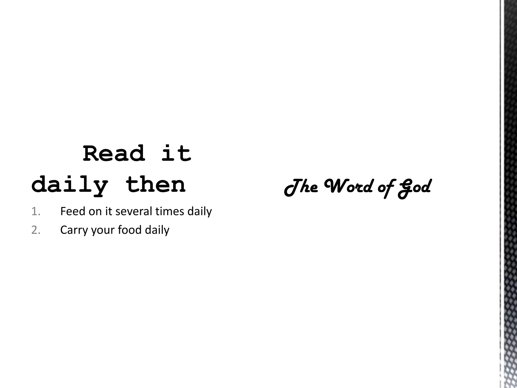 The Word Of God Ppt | PPTX