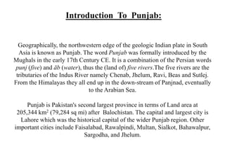 History Of Punjabi Culture | PPTX