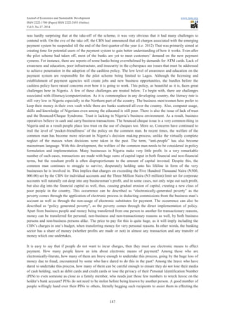 The workability of the cash less policy implementation in | PDF