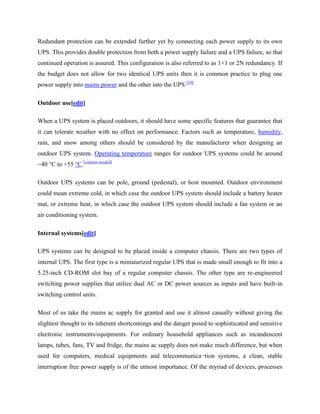 The working principle of ups | DOCX