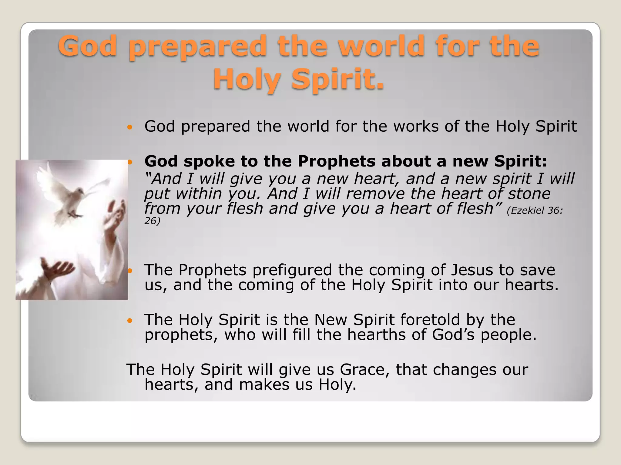 The work of holy spirit | PPTX