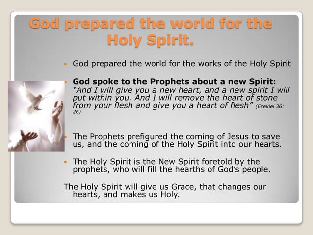 The work of holy spirit | PPTX
