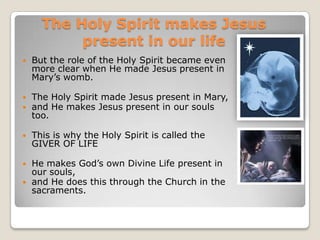 The work of holy spirit | PPTX