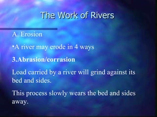 The work of rivers | PPT