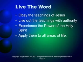 The Works of Jesus - Word Empowered Disciples | PPTX | Christianity | Religion & Spirituality