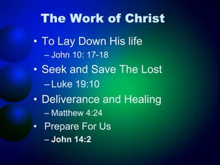The Works of Jesus - Word Empowered Disciples | PPTX | Christianity ...