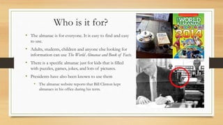 The world almanac – instructional presentation | PPTX