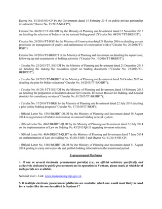 Lawyer in Vietnam Dr. Oliver Massmann THE WORLD BANK IS ASKING DUANE ...