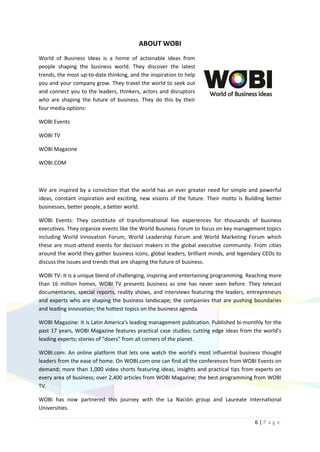 The world business forum report | PDF