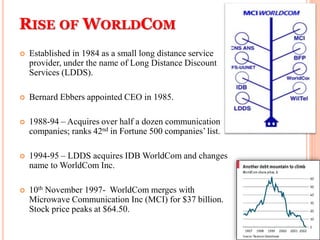 The worldcom scandal | PPTX