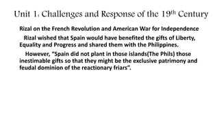 The world during rizal's time | PPTX