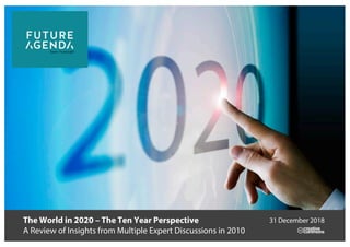 The world in 2020 - The 10 year perspective | PDF