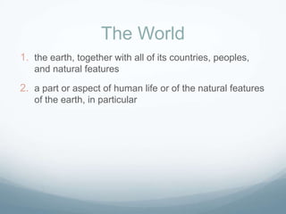 The World is Flat | PPTX