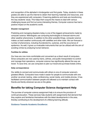 The World of Computer Science_ A Guide to its Essence and Role in ...