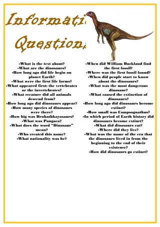 The World of Dinosaurs | PDF