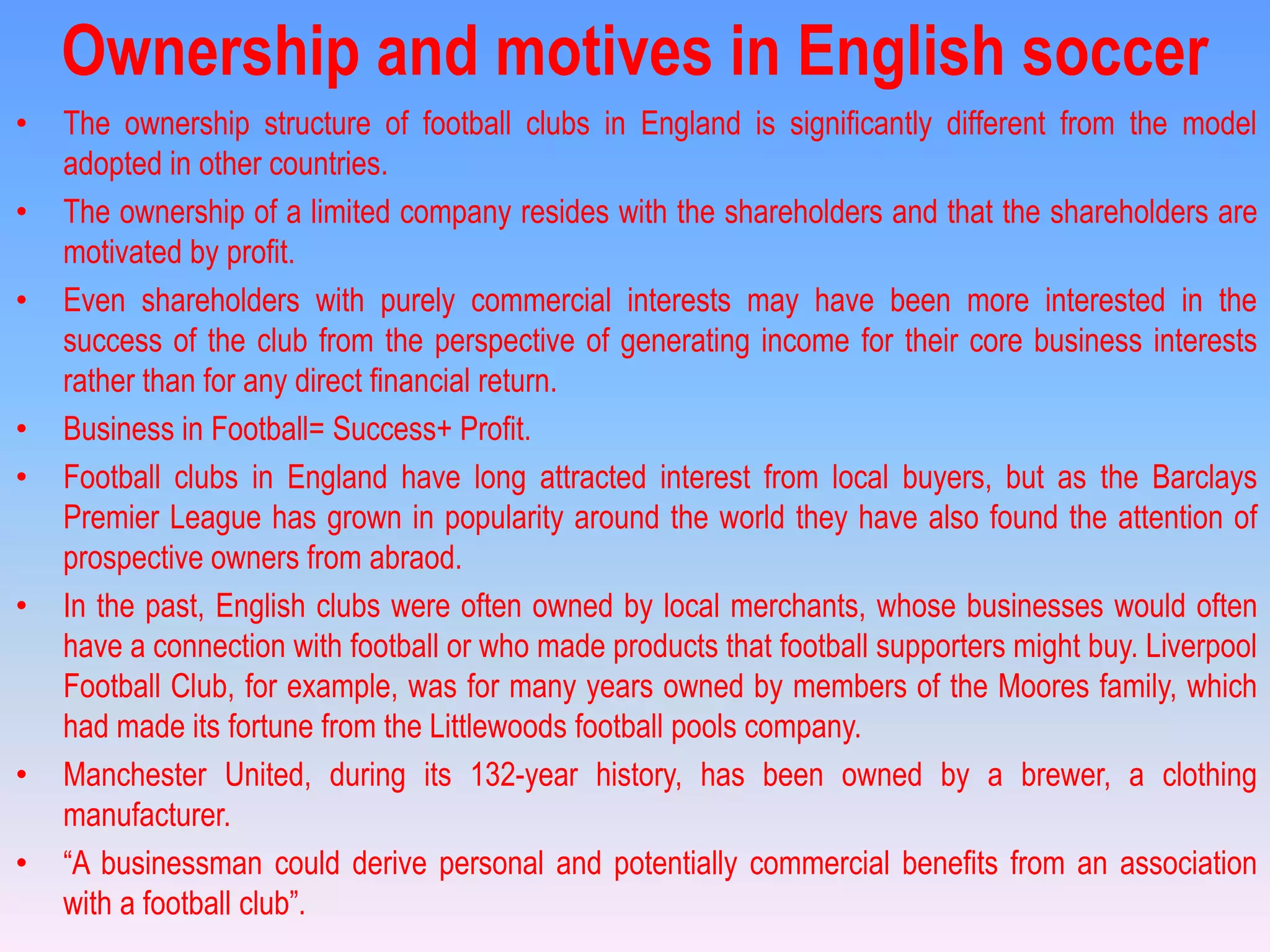 The World of English Premier League and English Football Fans | PPT