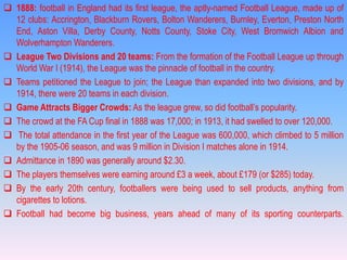 The World of English Premier League and English Football Fans | PPT ...