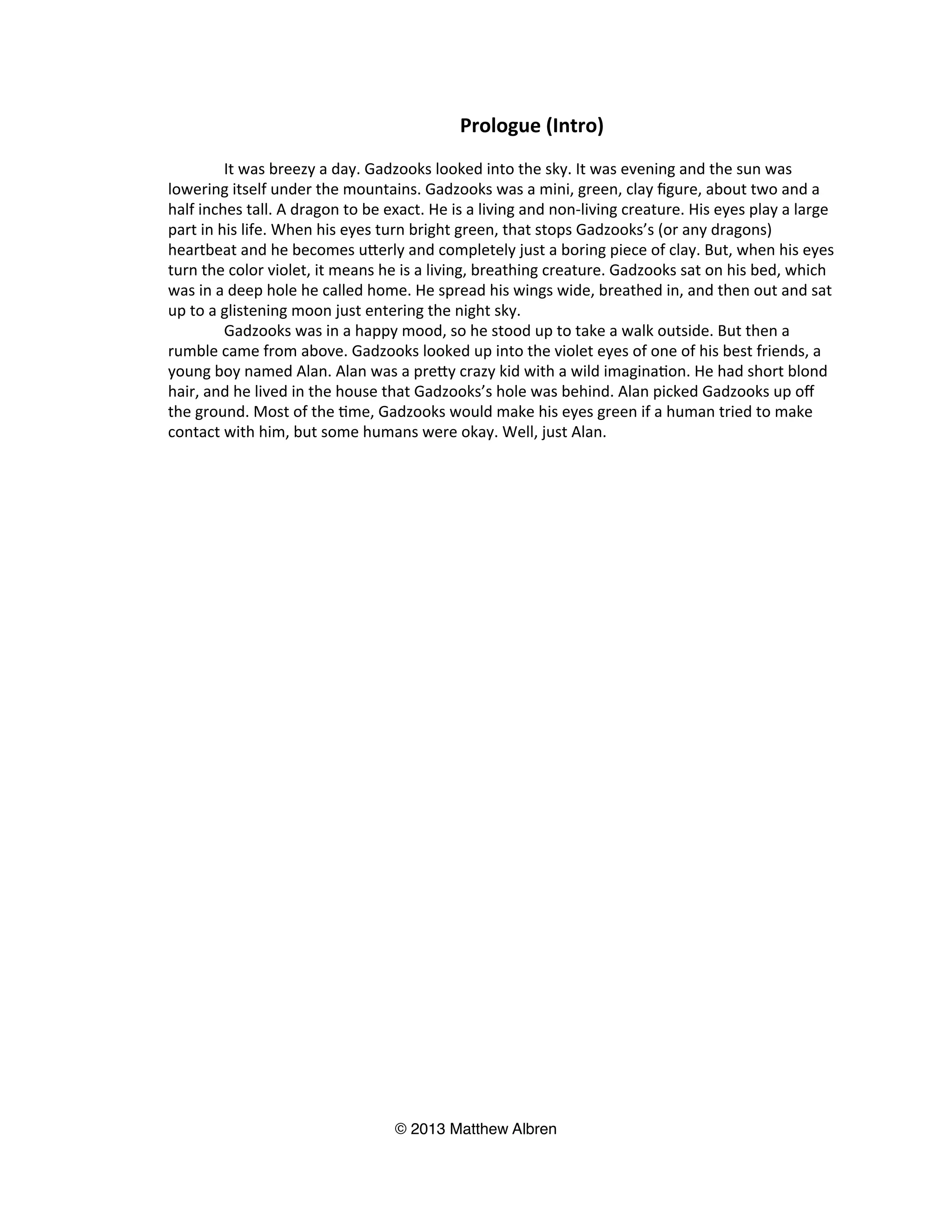 The World of Gadzooks | PDF