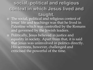 The World of Jesus powerpoint | PPTX