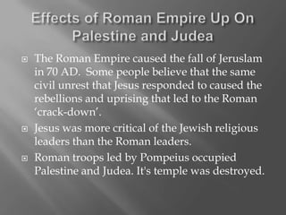 The World of Jesus powerpoint | PPTX