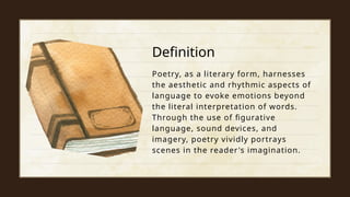 The World of Poetry Education Presentation In Brown Watercolor Style .pptx