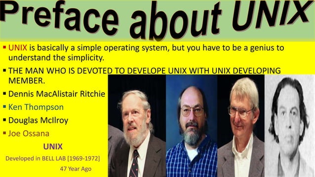 WELCOME TO THE CORE OF UNIX OPERATING SYSTEM | PPT