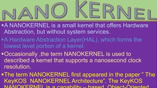 WELCOME TO THE CORE OF UNIX OPERATING SYSTEM | PPT